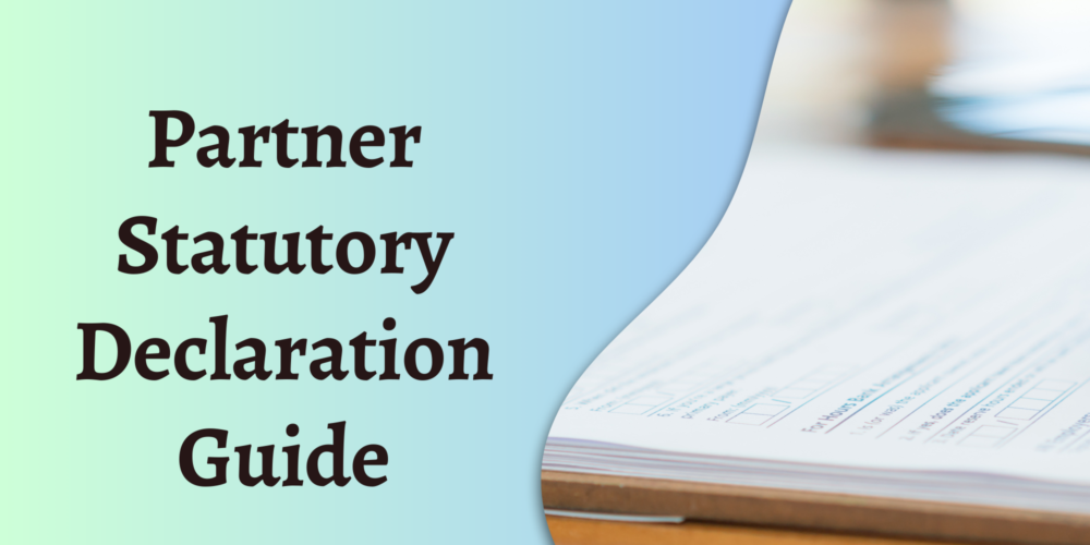 Partner Statutory Declaration Examples Australia - KBA Global