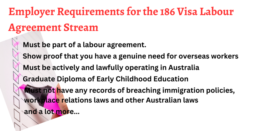 186 Labour Agreement Stream Visa : A guide for Employers