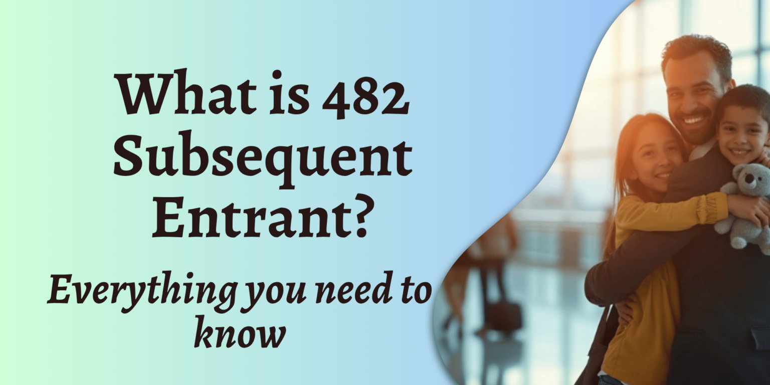 What is 482 Subsequent Entrant: Everything you need to know